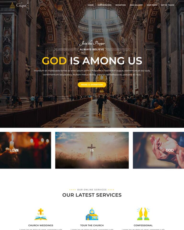 63 WordPress Themes for Churches (Comprehensive List) - WP Eagle